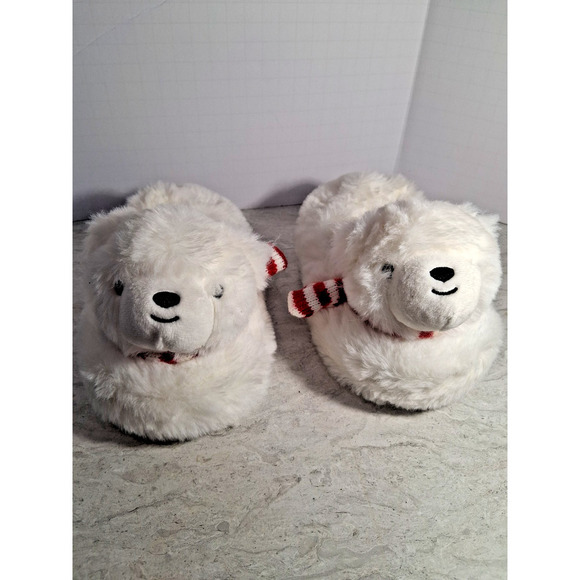 Unbranded | Shoes | 9 Girls White And Red House Shoes | Poshmark